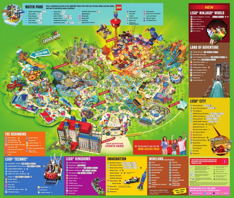 Legoland Malaysia Resort Map | Family’s Guide To Visiting LEGOLAND ...